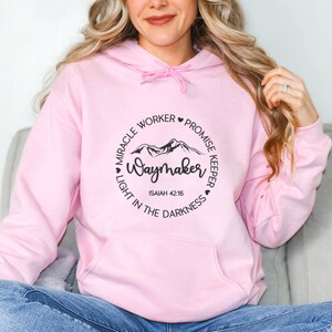 Waymaker Hoodie, Faith Hoodie, Religious Hoodie, Christian Hoodie ...