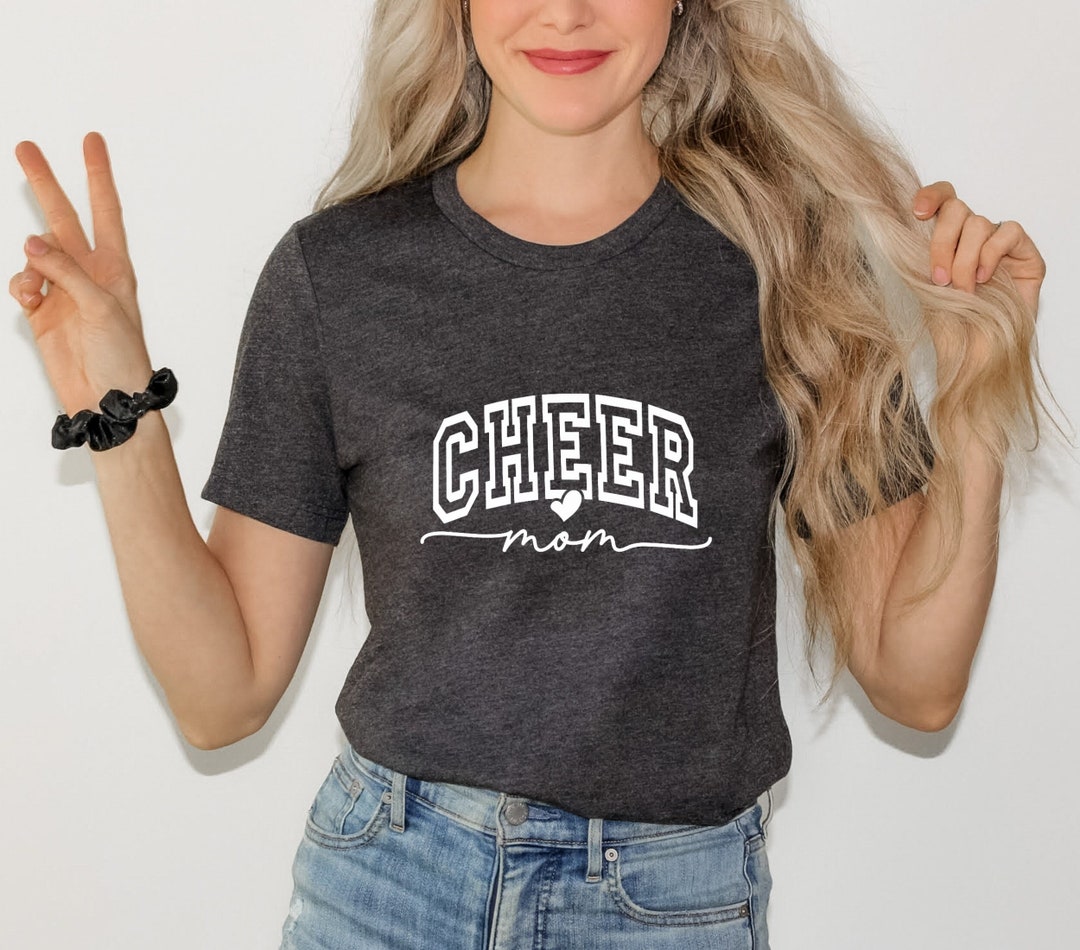 Cheer Mom Shirt, Cheer Mom Gift, Cheer Mama Shirt, Cute Cheer Mom Shirt ...