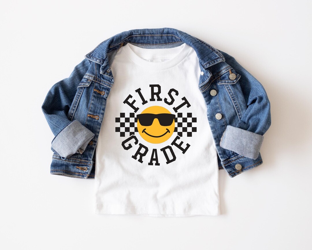 First Grade Vibes Shirt: Back to School Kids T-shirt - Etsy