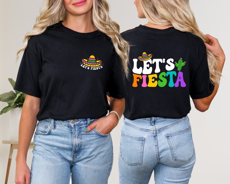 Lets Fiesta Shirt: Cinco De Mayo Mexican Party Tee - Etsy