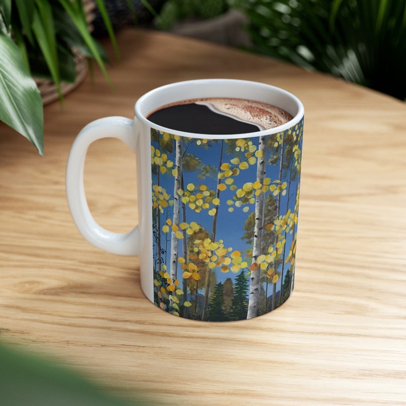 Aspen Tree Mug - Etsy