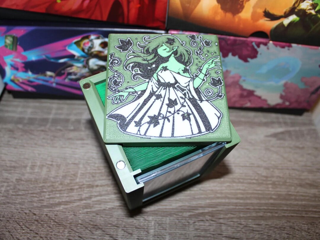 MTG EDH Commander Card Box, Magic the Gathering, Magic, Deck Case, Card ...