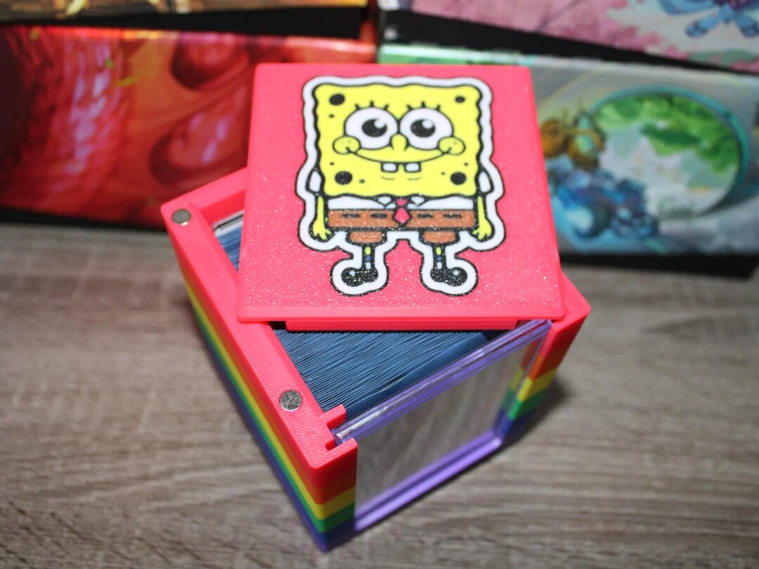 Spongebob Theme, MTG EDH Commander Card Box, Magic the Gathering, Magic ...