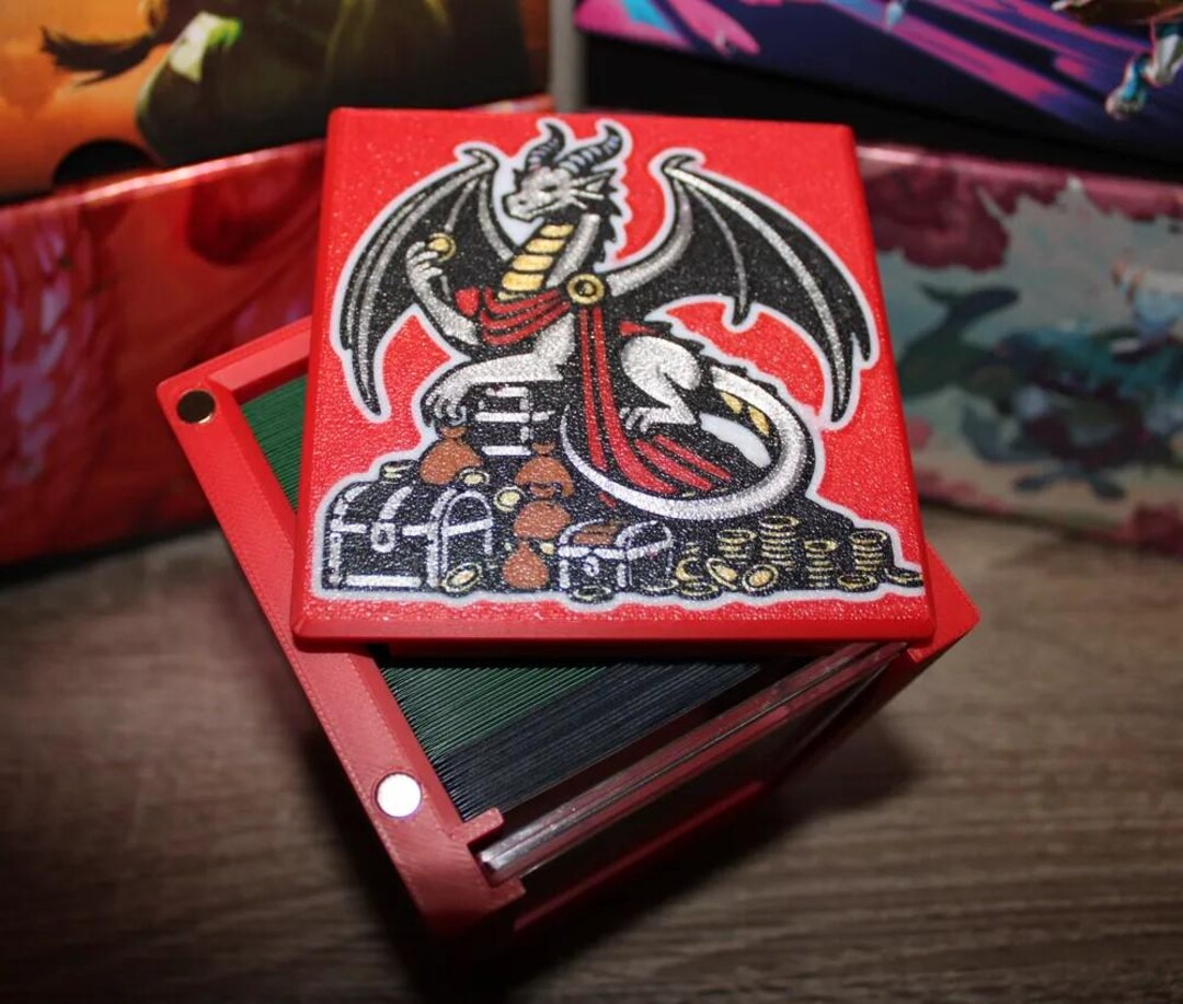 MTG EDH Commander Card Box, Magic the Gathering, Magic, Deck Case, Card ...