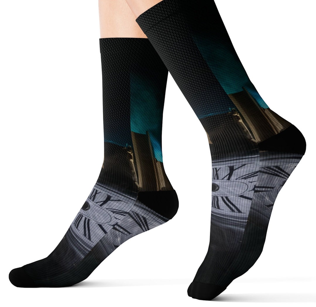 Salvador Dali Clock Socks - Etsy