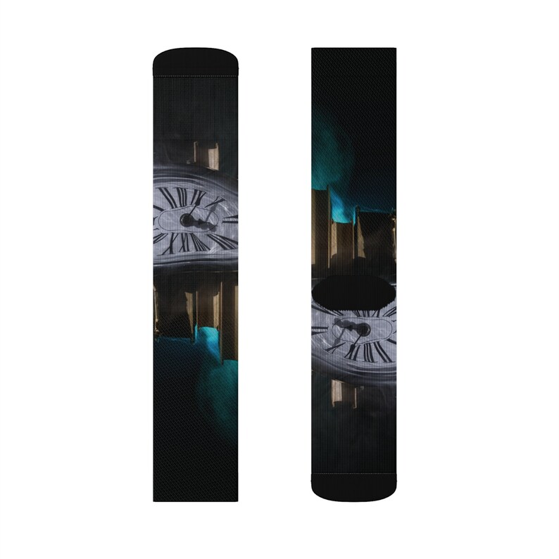 Salvador Dali Clock Socks - Etsy