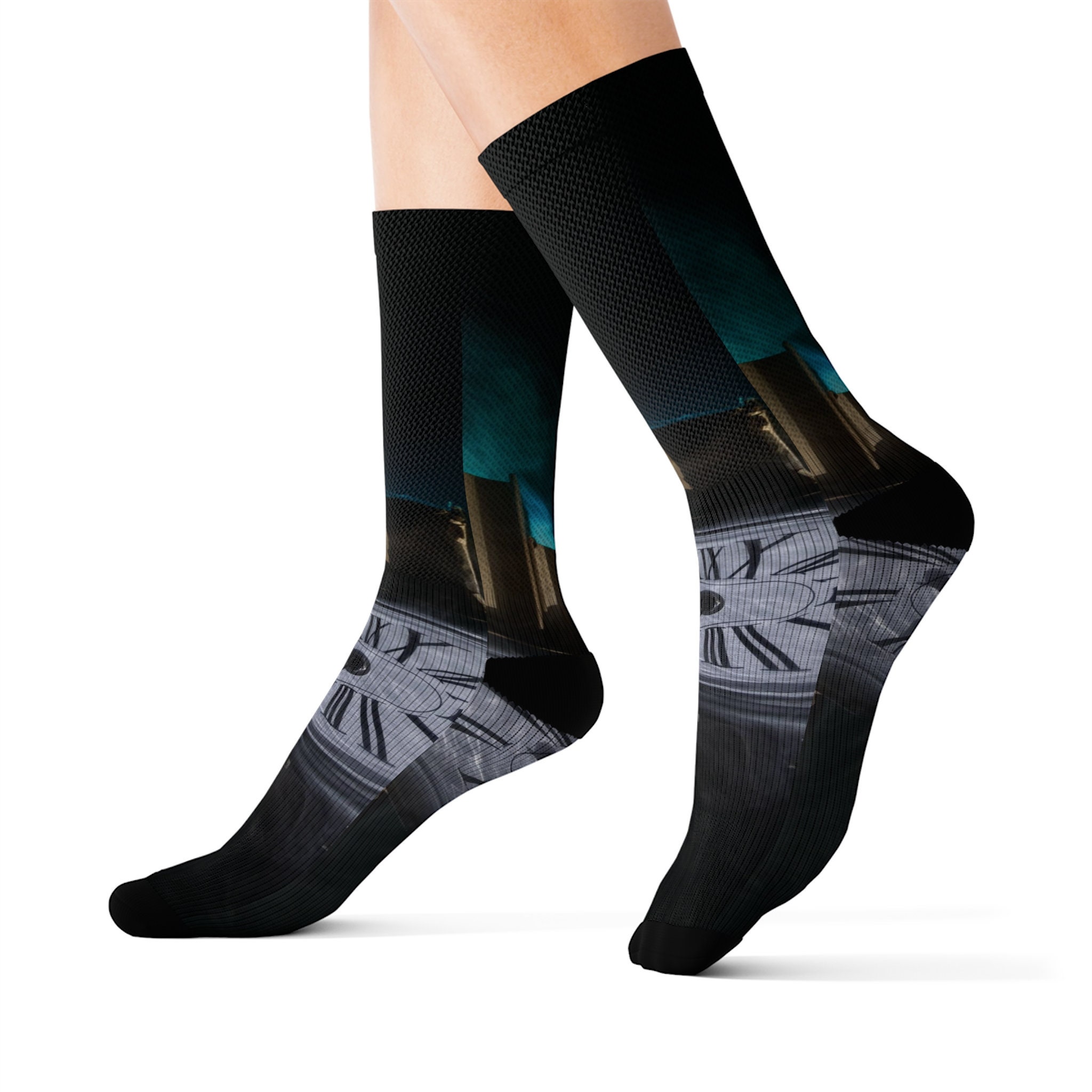 Salvador Dali Clock Socks - Etsy