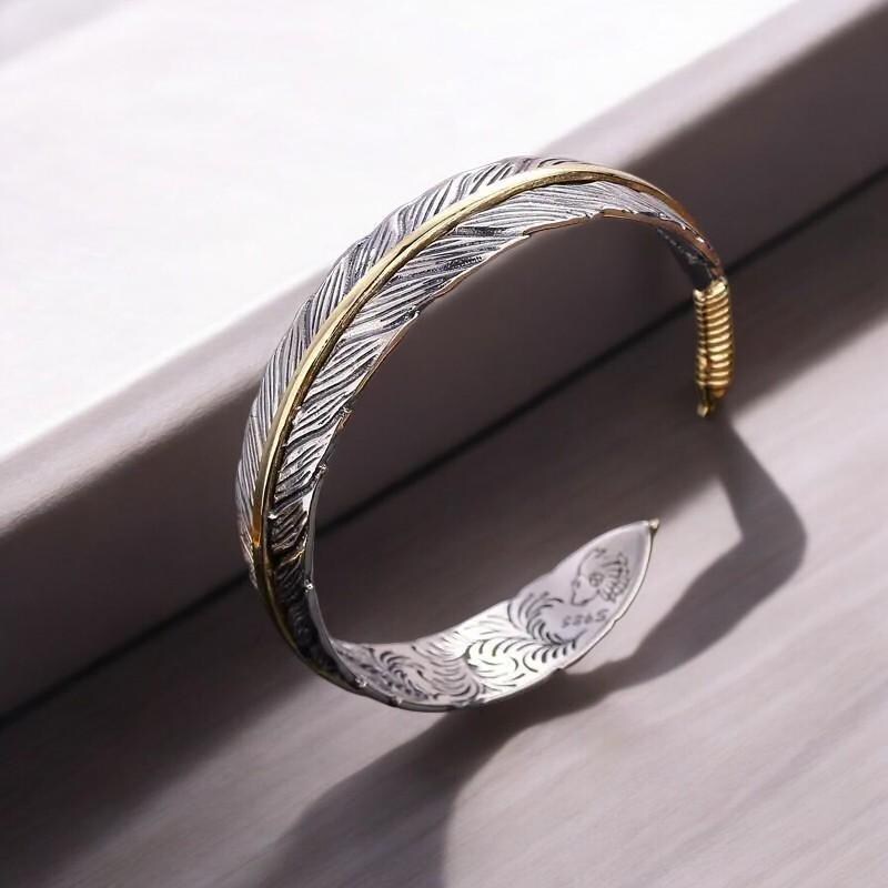Feather Bangle - Etsy