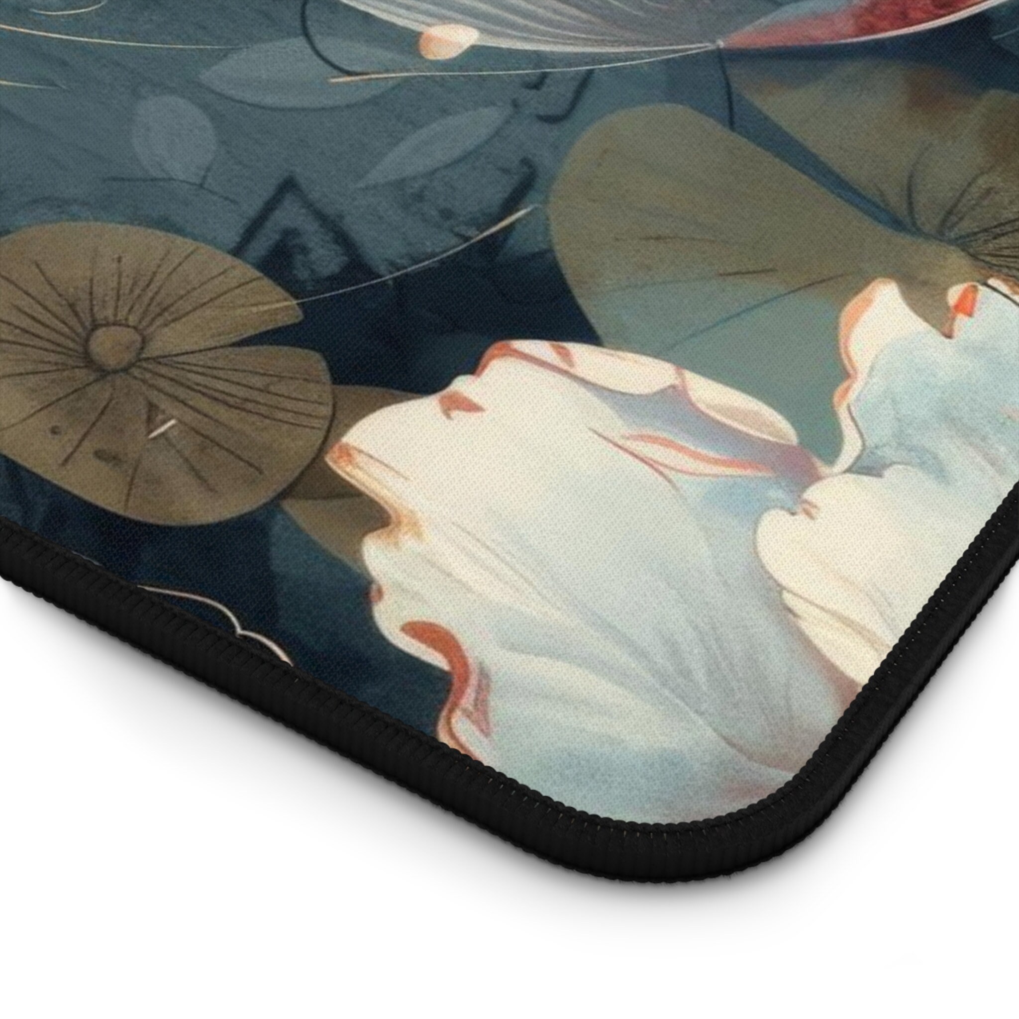 Japanese Desk Mat, Koi Japanese Deskmat, Japanese Mouse Pad, Cute ...