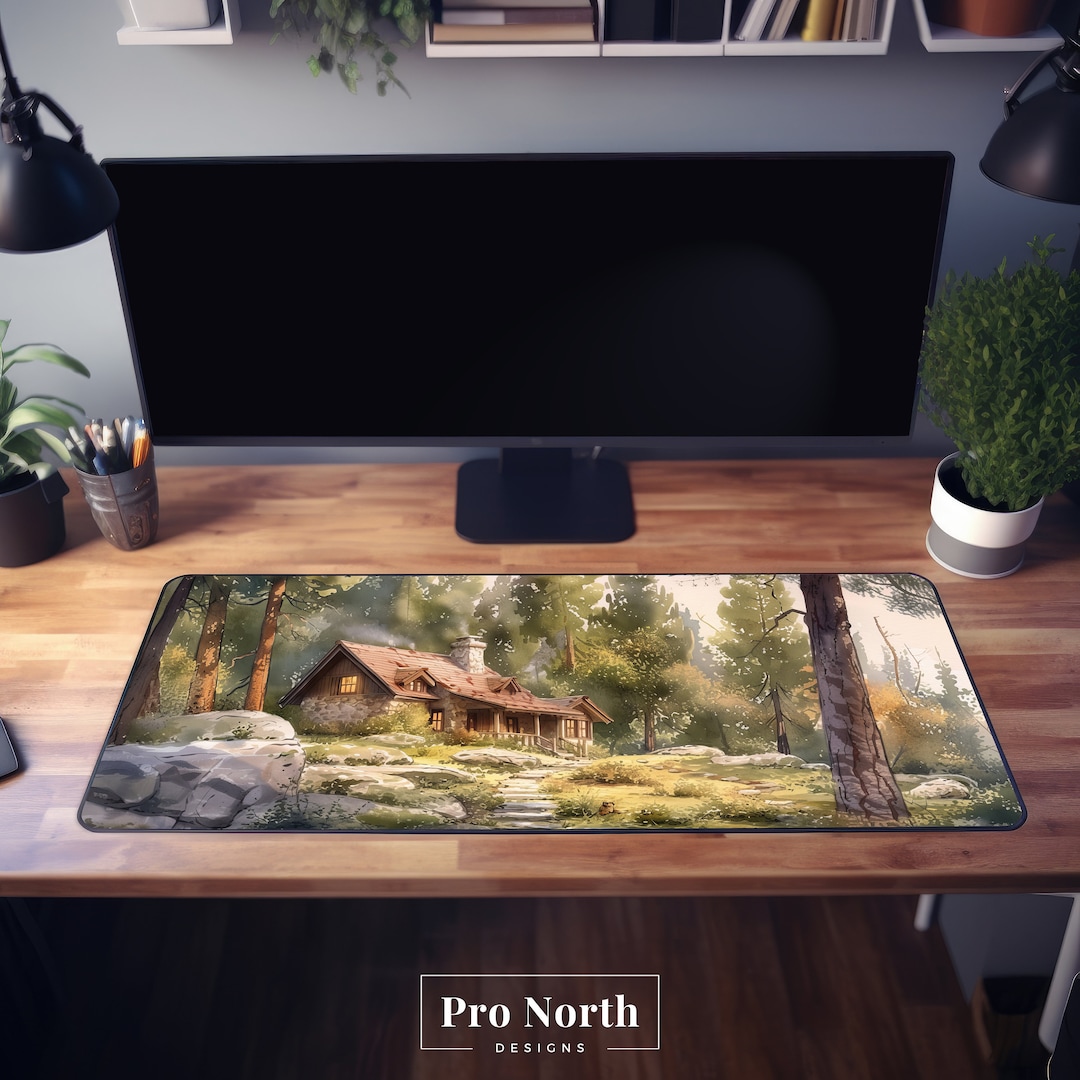 Cottagecore Desk Mat, Nature Deskmat, Gaming Setup, XL Mouse Pad ...