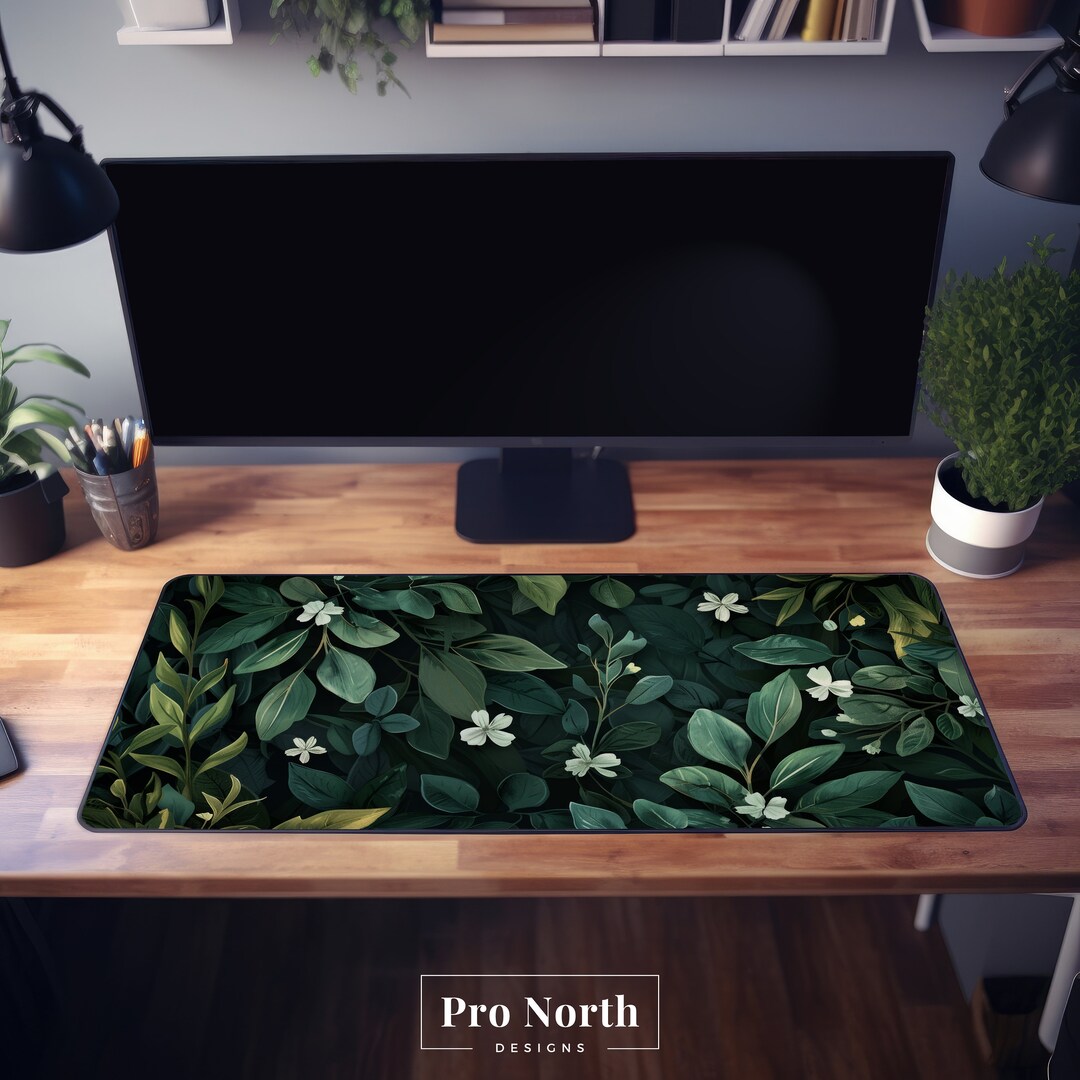 Cottagecore Floral Desk Mat, Nature Deskmat, Gaming Setup, Plant ...