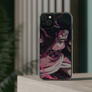 Nezuko Kamado Based Art / Kimetsu No Yaiba super Resistant Clear Phone ...