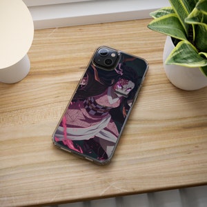 Nezuko Kamado Based Art / Kimetsu No Yaiba super Resistant Clear Phone ...