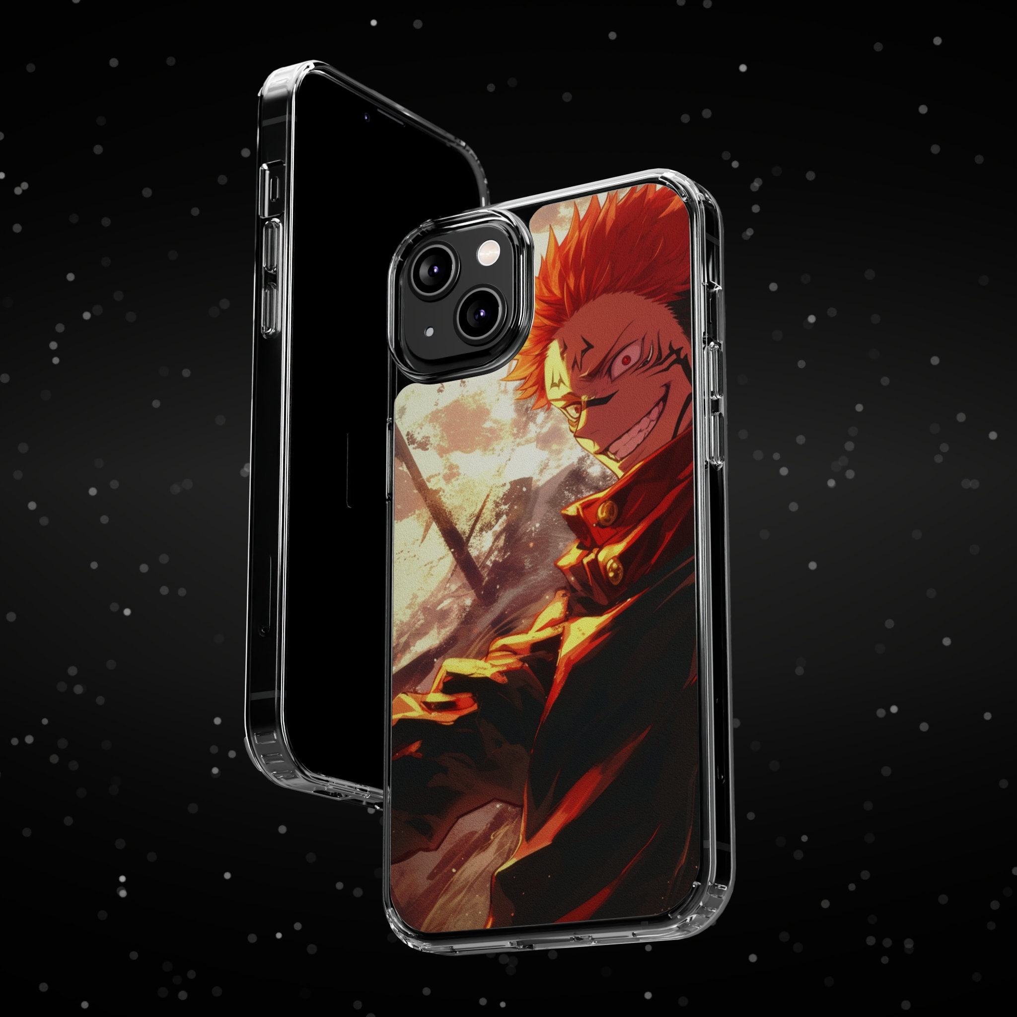 Ryomen Sukuna / Jujutsu Kaisen Super Resistant Clear Phone Case ...