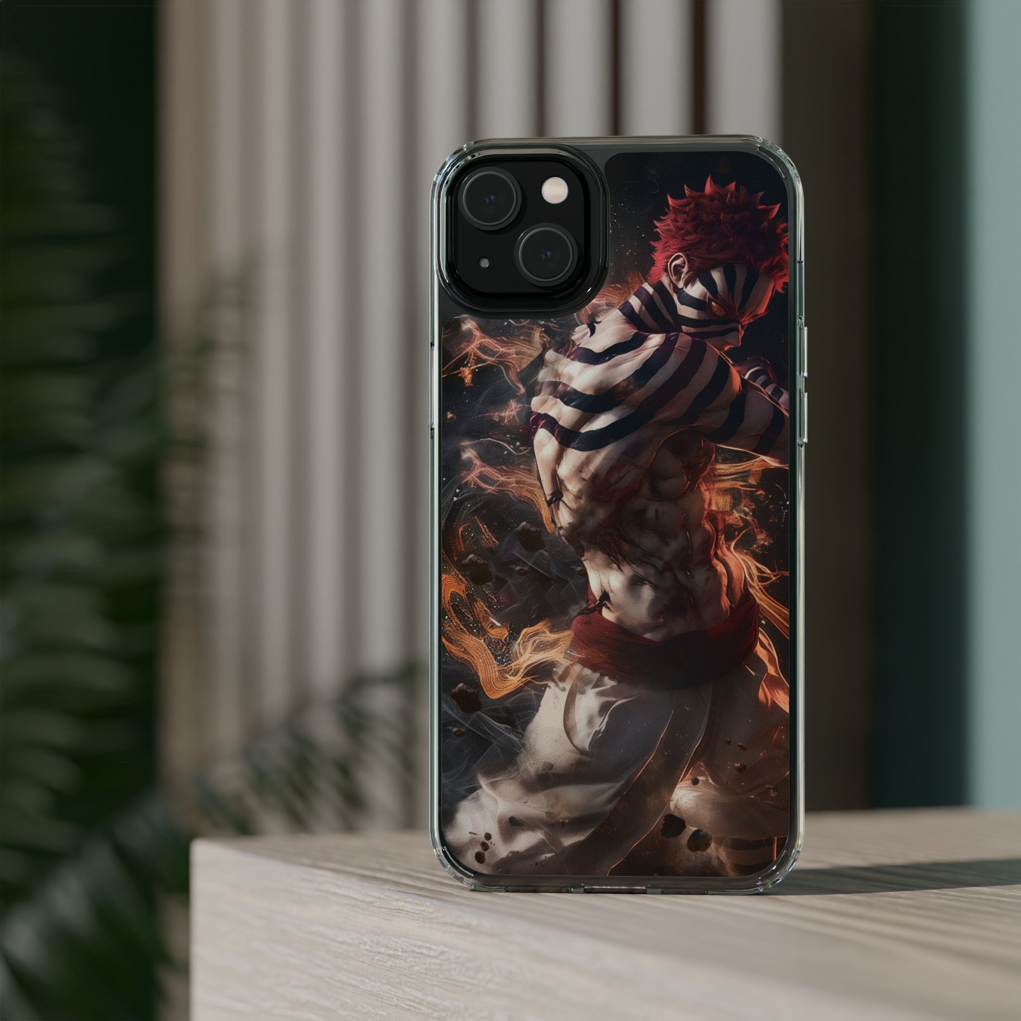 Akaza / Kimetsu No Yaiba Based Art Super Resistant Phone Case Available ...