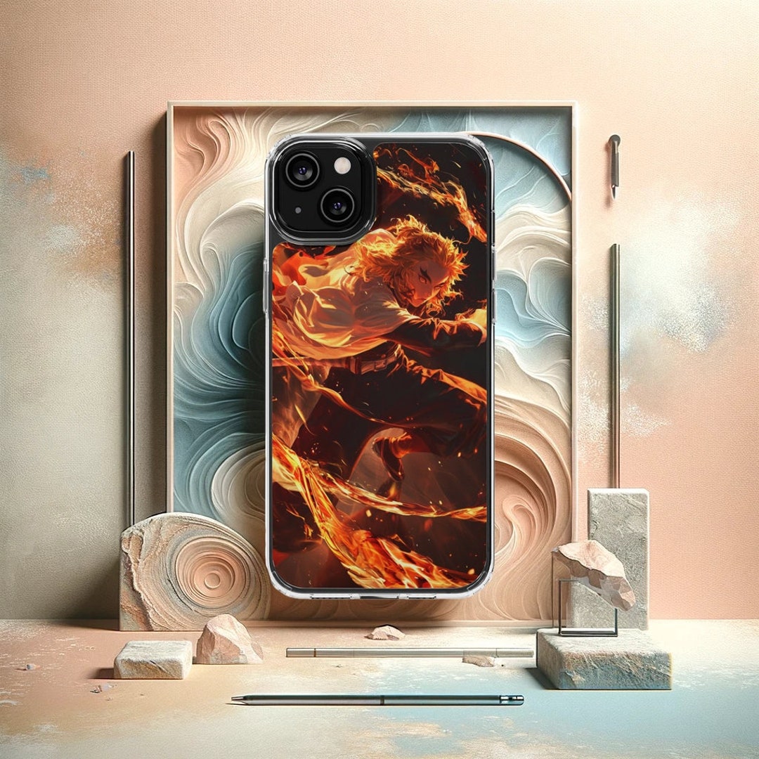 Kyojuro Rengoku / Kimetsu No Yaiba Based Art Super Resistant Clear ...