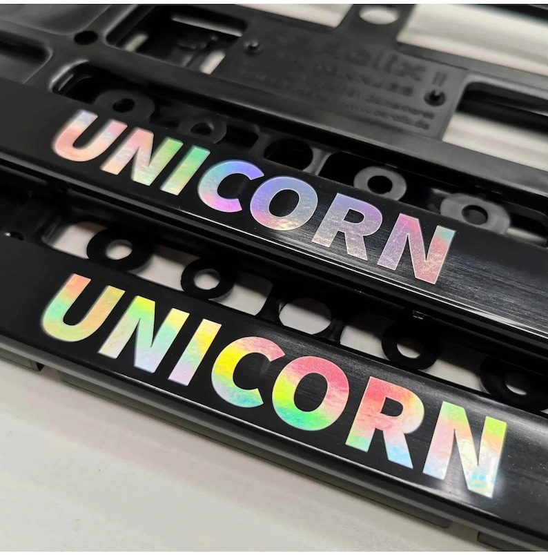 Personalized European License Plate Frame, Custom Text, Car Accessories ...
