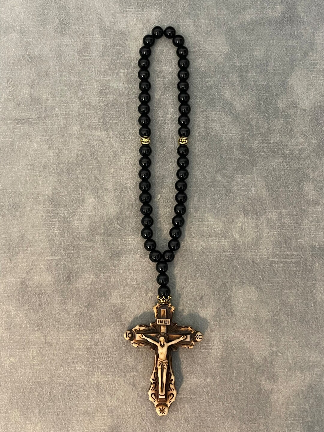 Orthodox Rosary Chotki Chetki | Car Mirror Orthodox Cross Chetki Mirror ...