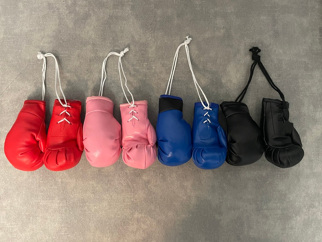 Mini Boxing Gloves Miniature Punching Gloves of Car - Car Rear View ...