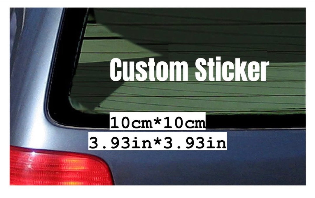 Custom Car Decals Stickers, Vinyl Car Stickers, Custom Vinyl Decals ...