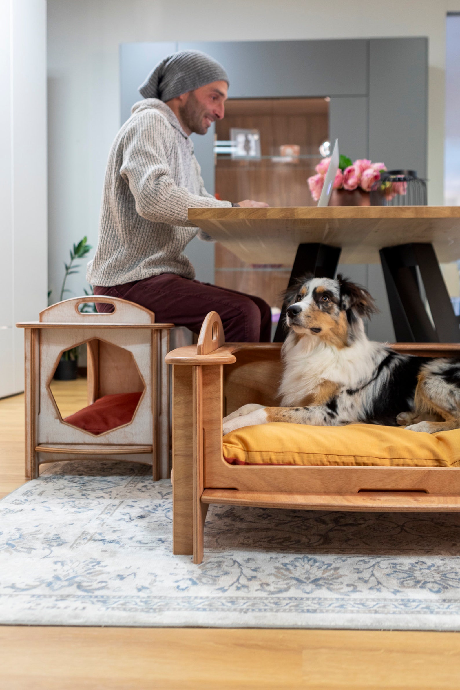 Bed Size M - Indoor Dog Kennel, Indoor Cat Kennel, Dog Kennel, Cat ...