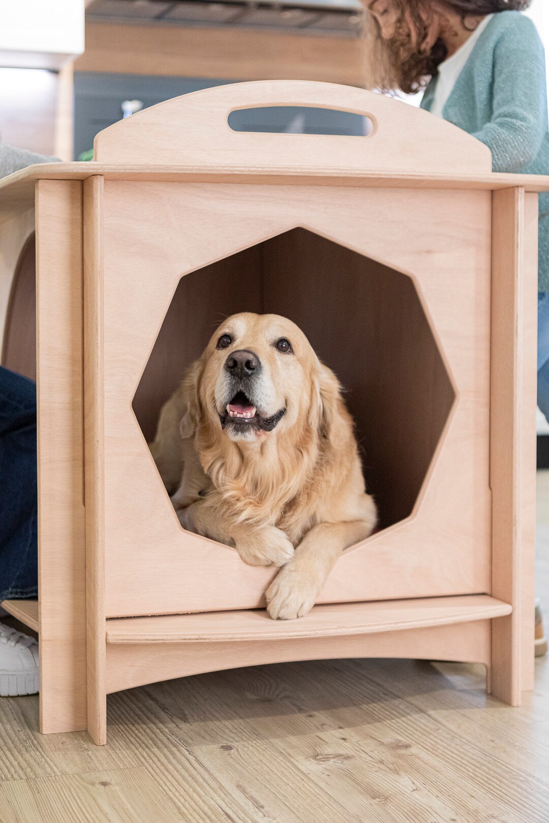 XL Size Doghouse Indoor Dog Kennel, Dog Kennel, Wooden Dog Kennel ...