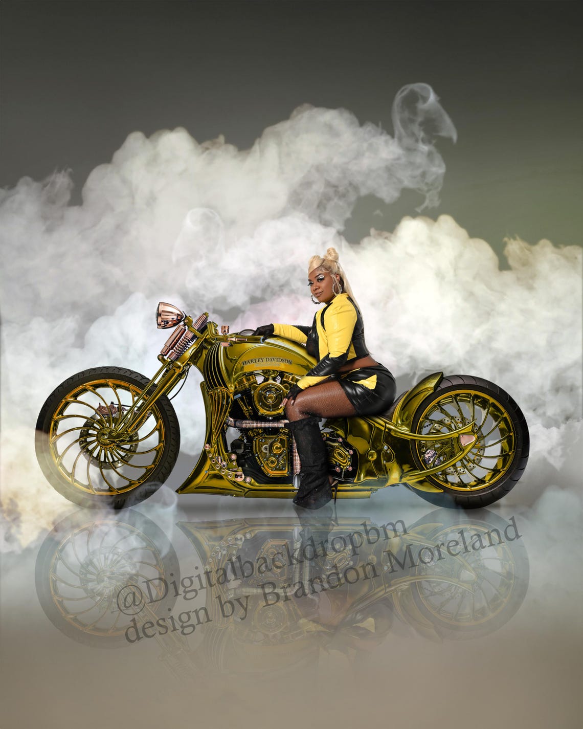 Motorcycle 6 Color Bundle Viral BACKDROP Overlay Download - Etsy