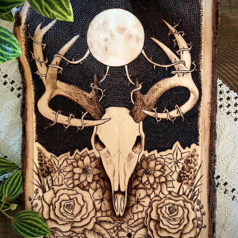 Wood Burned Designs - Etsy