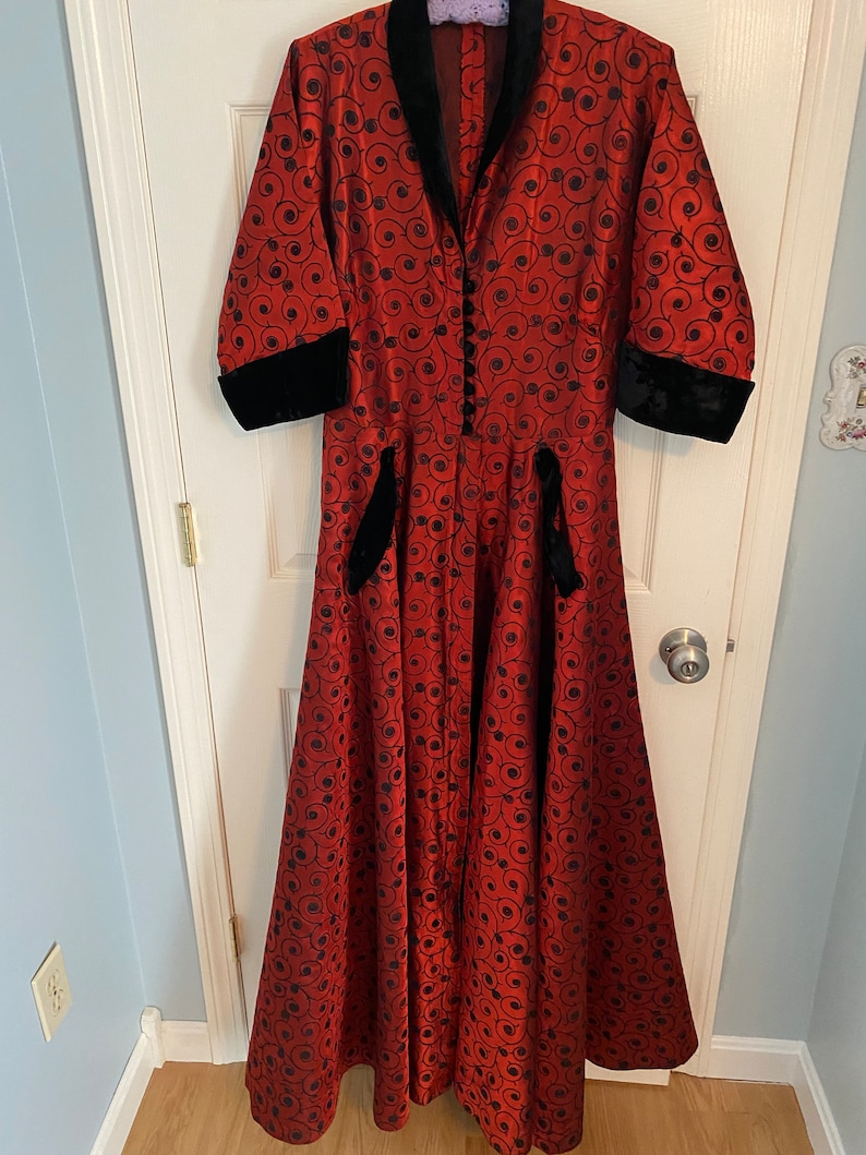 Vintage “lucille “ball” Style House Dress - Etsy