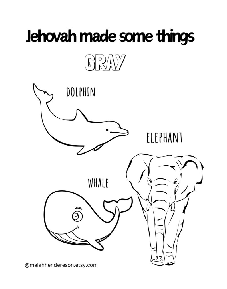 JW Children Coloring Pages - Etsy