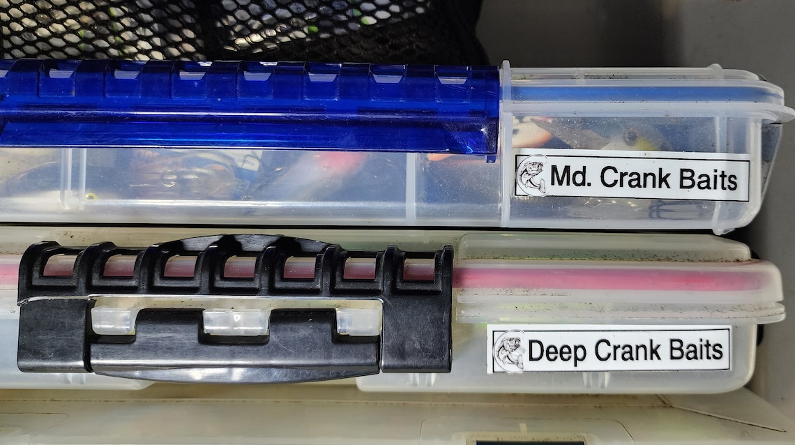 Tackle Box Labels-labels for Fishing Lures-permanent Outdoor Labels for ...