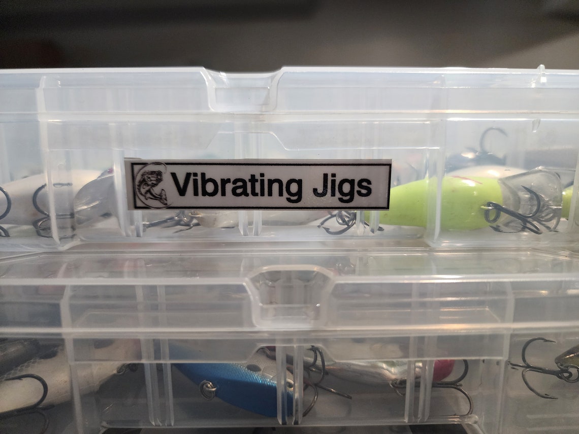 Tackle Box Labels-labels for Fishing Lures-permanent Outdoor Labels for ...