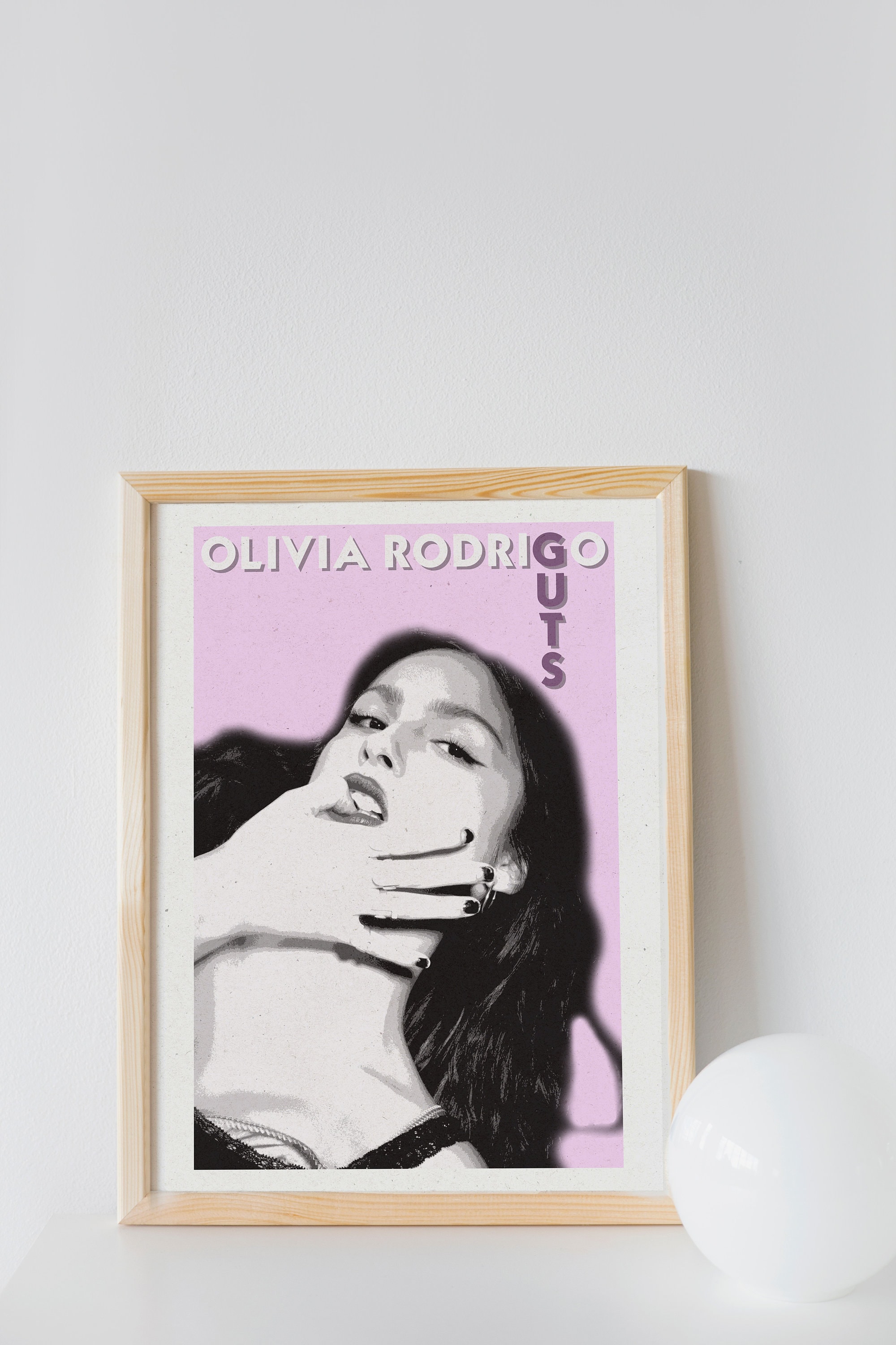 Guts Olivia Rodrigo Album Art Pop Poster Print - Etsy