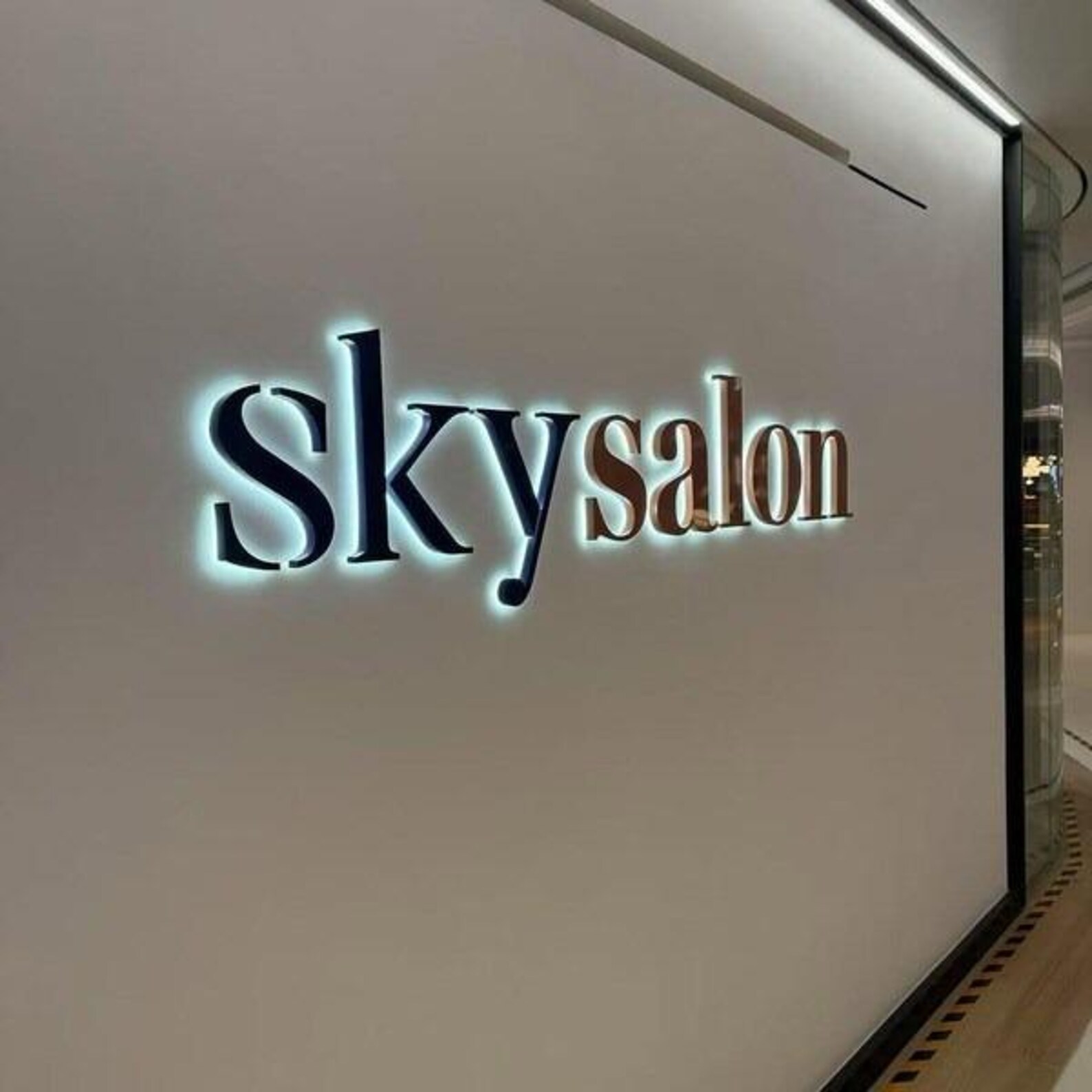 Custom 3D Metal Signage, Salon Sign, Backlit Logo Sign, Business Sign ...