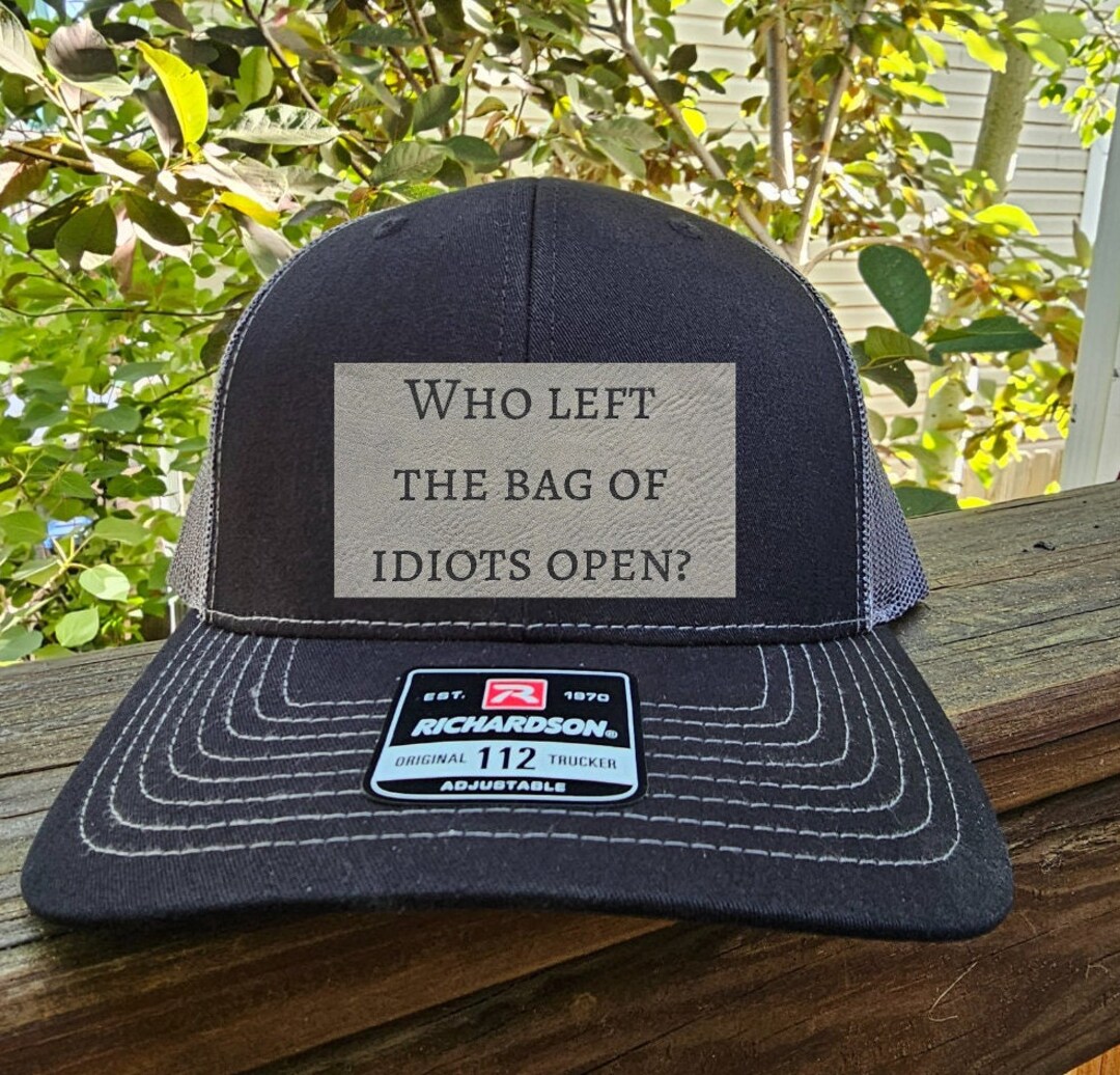 Who Left the Bag of Idiots Open, Rude Gift, Funny Gift for Him ...