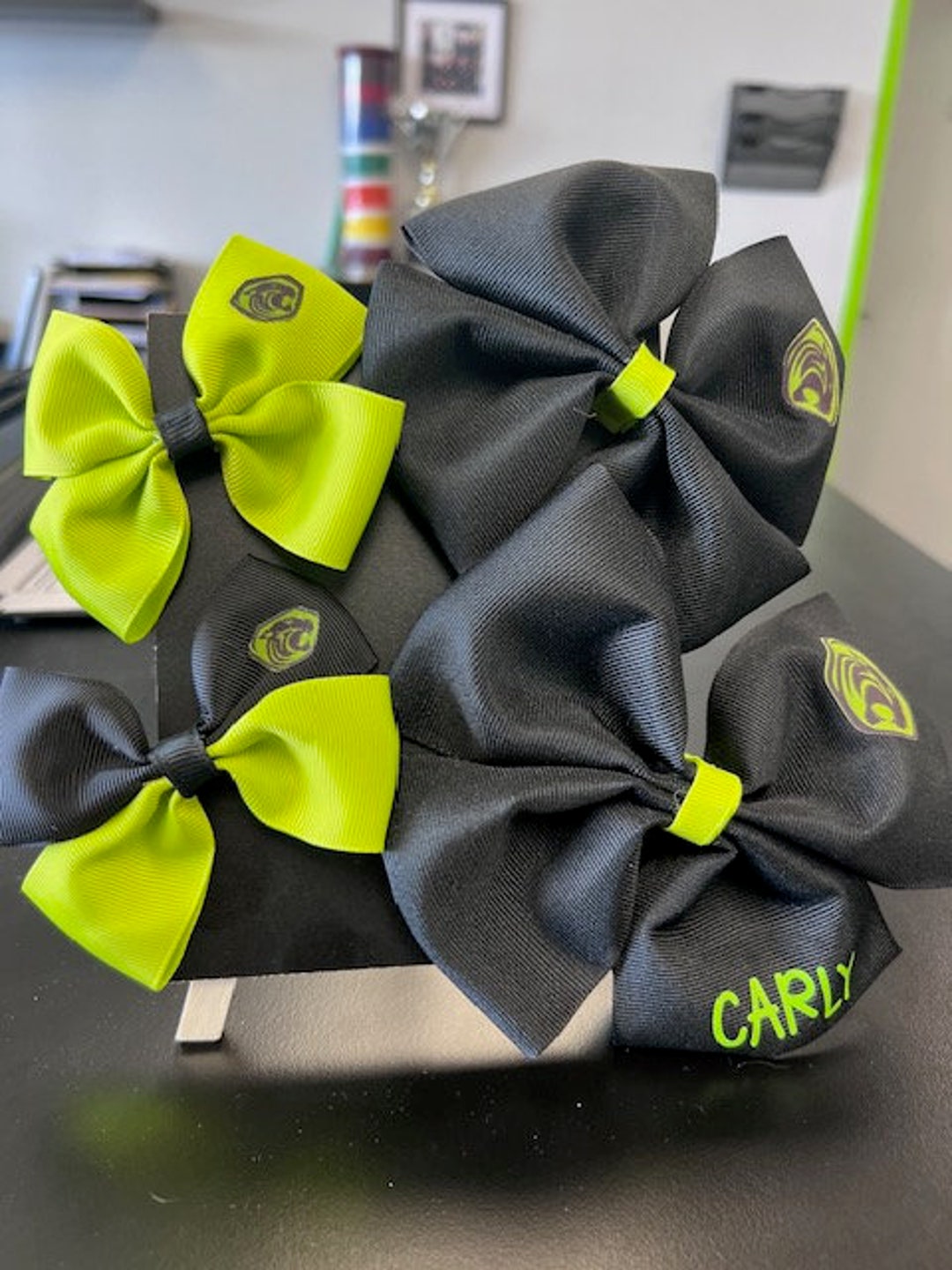 Custom Hair Bows, Hair Bows With Logos, Hair Bows With Brands, Hair ...