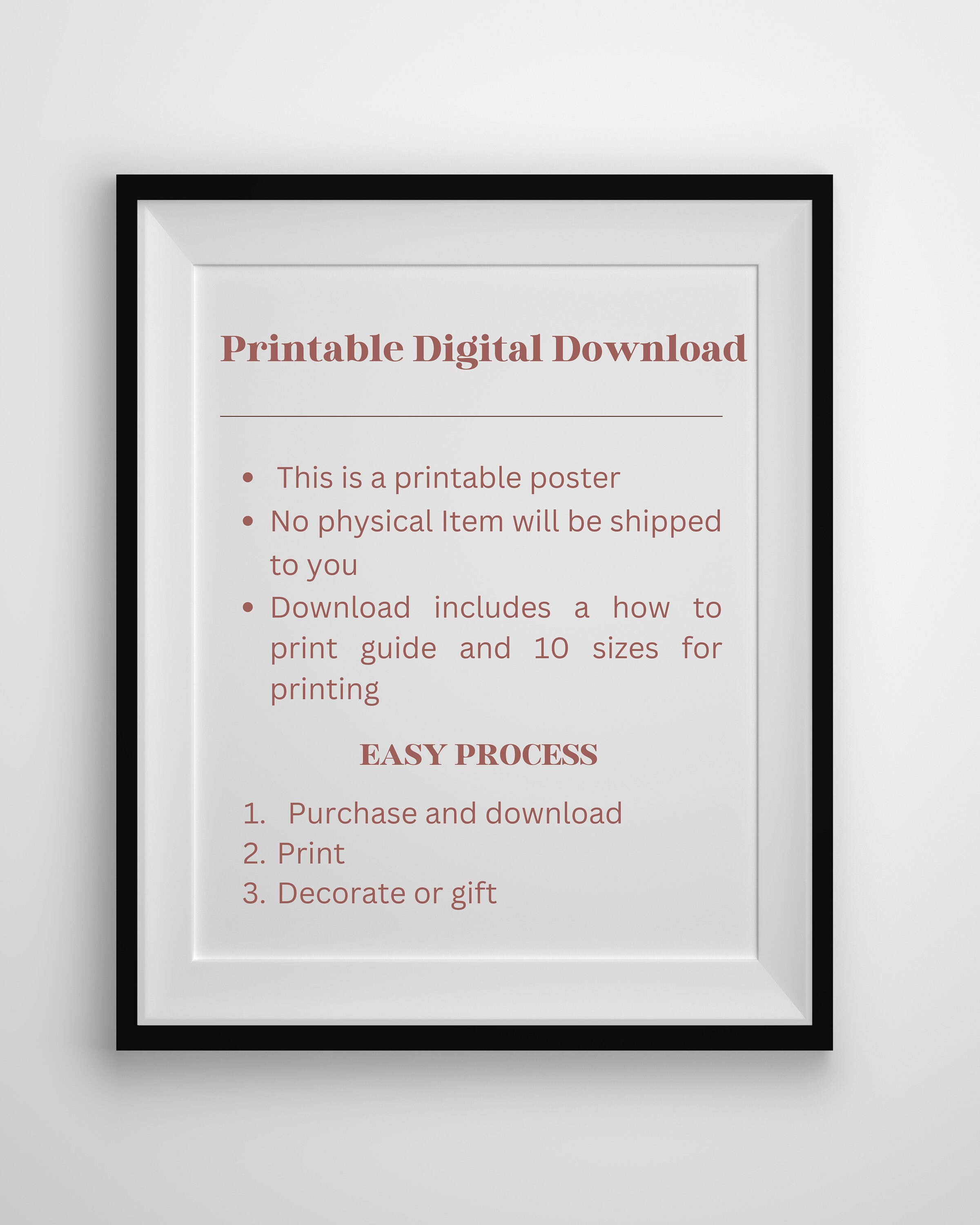 Printable Valentines Day Poster, Printable Wall Art, Digital Download ...