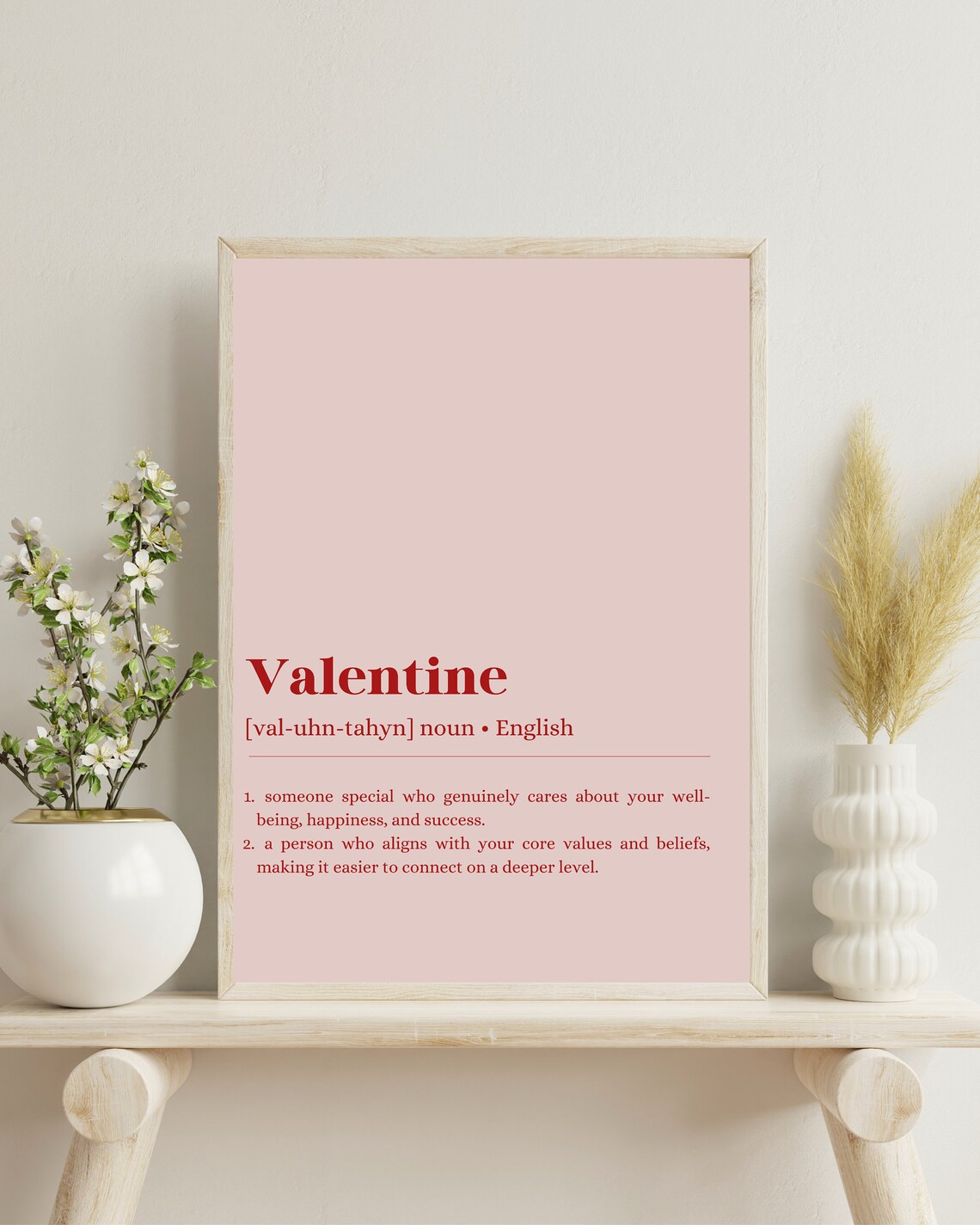 Printable Valentines Day Poster, Printable Wall Art, Digital Download ...