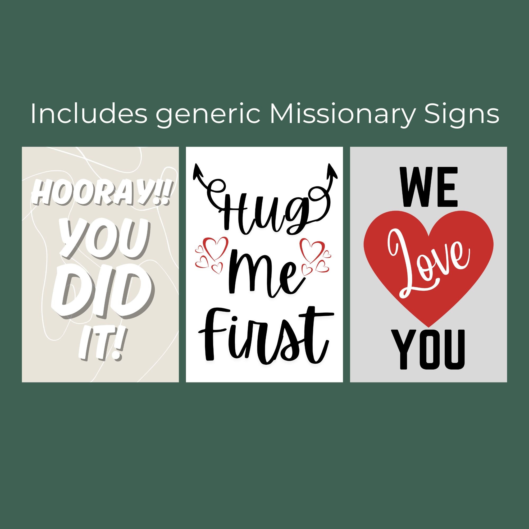 20 LDS Missionary Homecoming Welcome Signs - Etsy