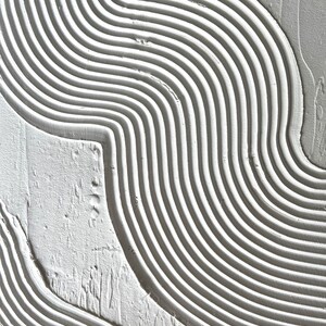 So Wavy | Textured Canvas Wall Art | the Organic Collection | 9"x12" - Etsy