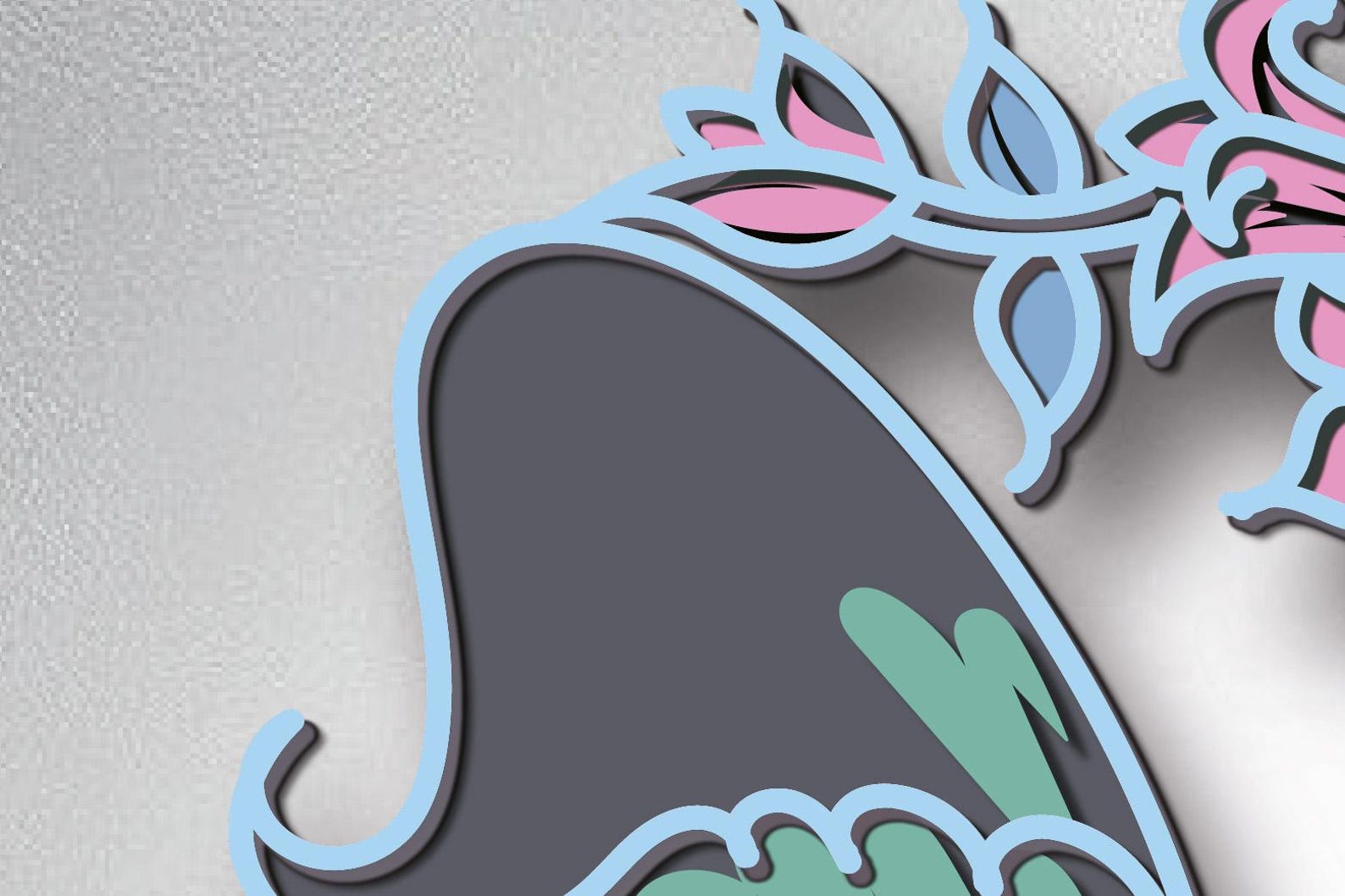 Butterfly Multilayer SVG File,laser Cut,glowforge,zentangle,decorative ...