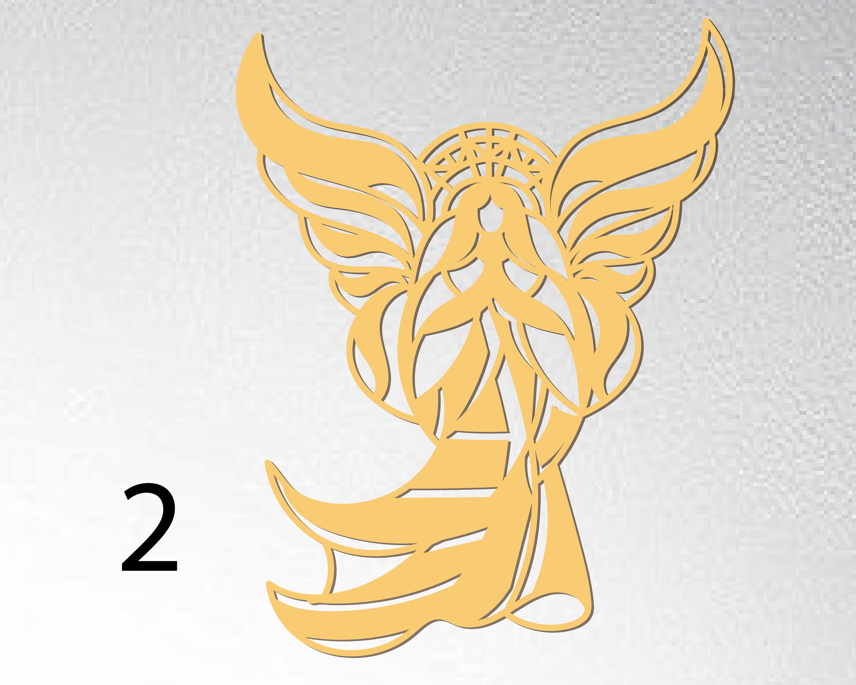 Angle Multilayer Svg,angle Laser Cut,angle Paper Cut,angle 3d Mandala ...