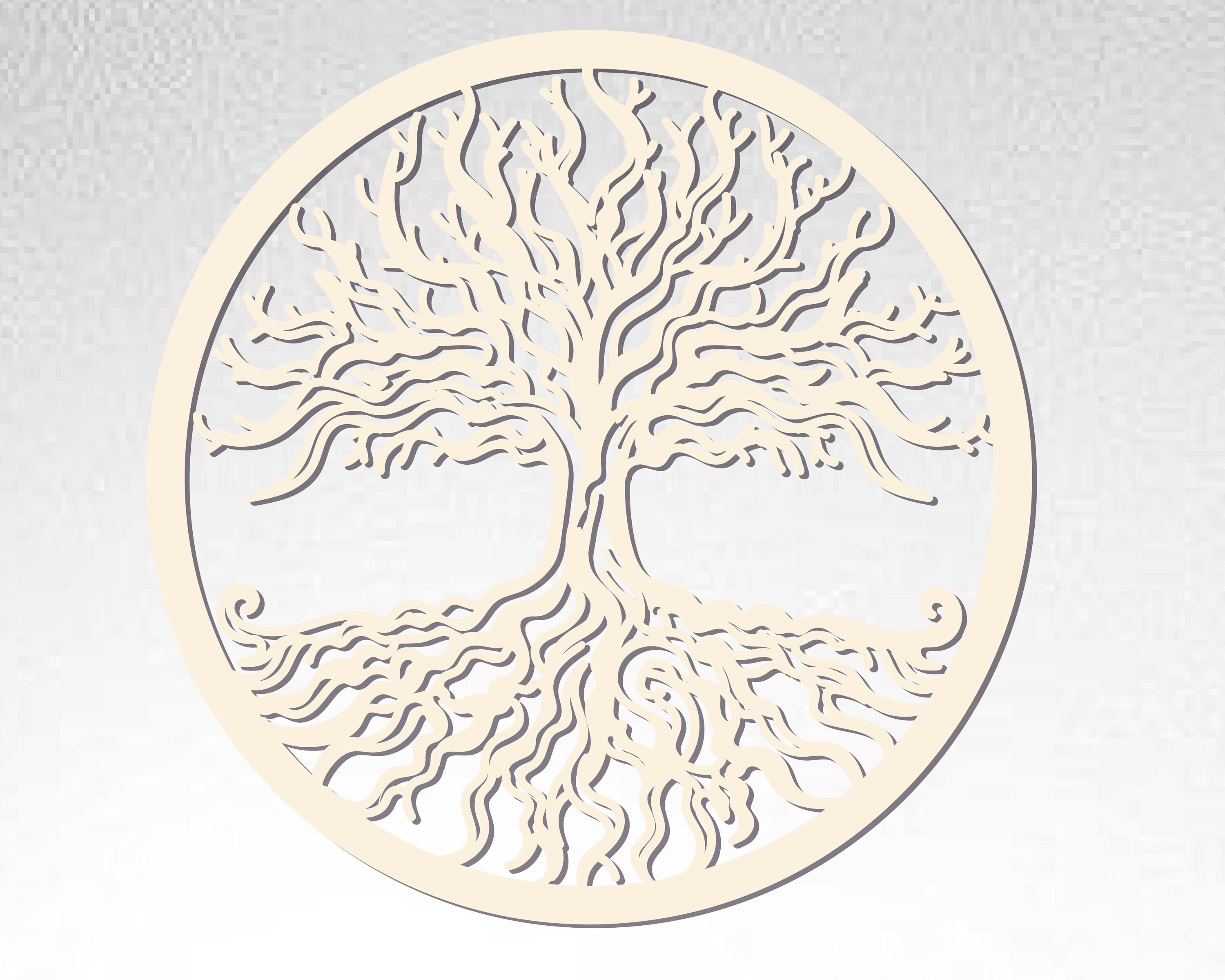 Tree of Life Multilayer Svg/tree of Life Laser Cut/paper Cut/tree of ...