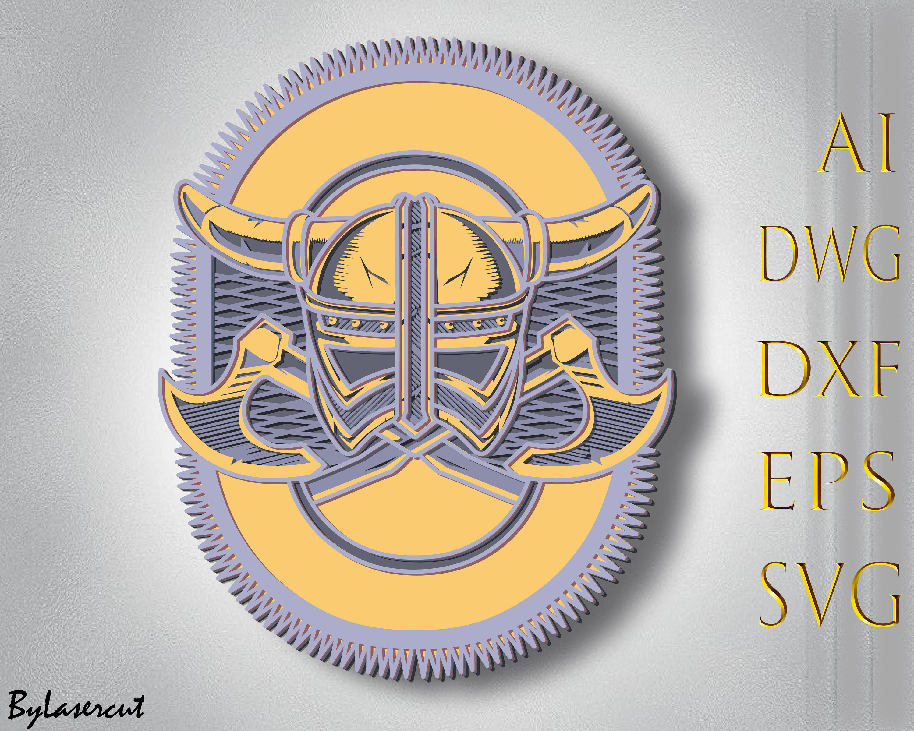 Viking 3D Layered Svg,viking Laser Cut,butterfly Paper Cut,3d Mandala ...