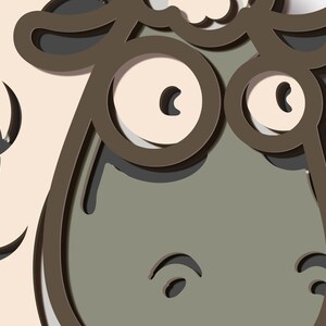 3D Cute Sheep Multilayer Svg,3d Layer Sheep ,laser Cut,paper Cut,sheep ...