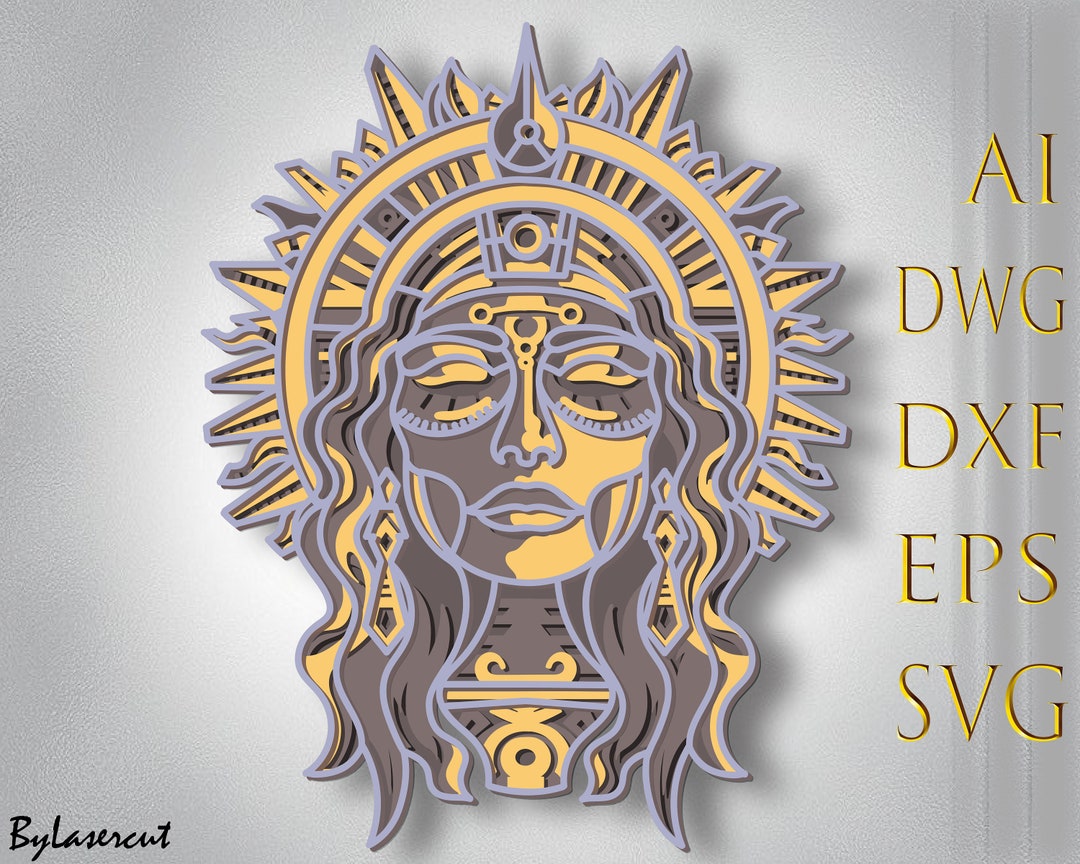 Native American Multilayer Svg ,indian Laser Cut Files, Indian Mandala ...