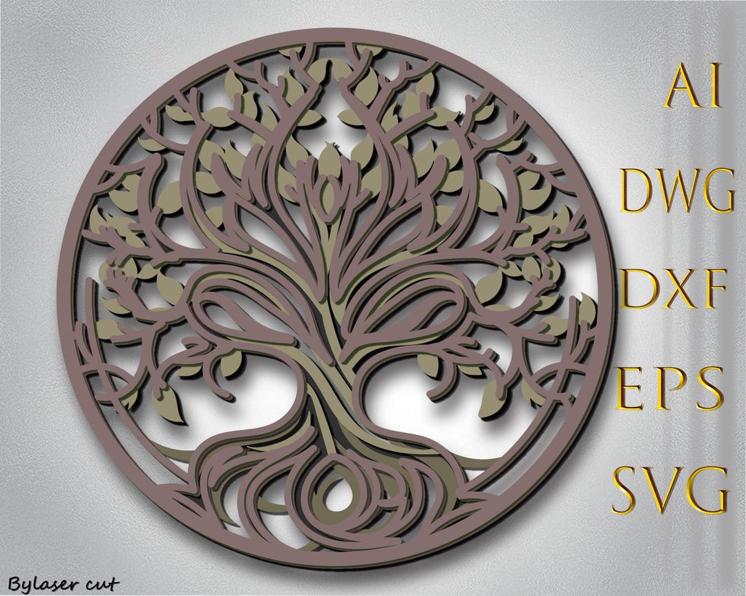 Tree of Life Multilayer SVG File, Laser Cut, CNC, Plywood Cutting - Etsy