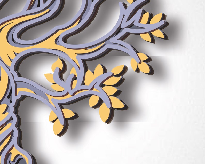 3D Tree of Life Layered SVG, Laser Cut Files - Etsy