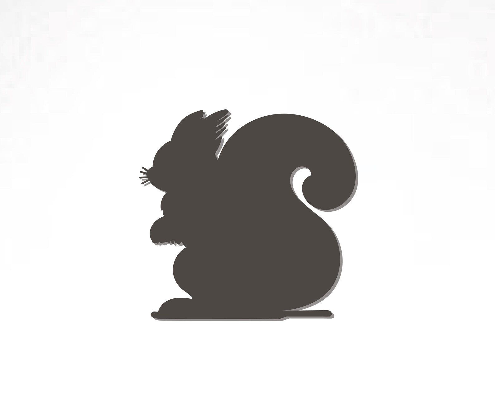 Multilayer Squirrel , Laser Cut File, SVG Ai EPS Dxf Laser Cut Wall Art, Cut Template Vector ...