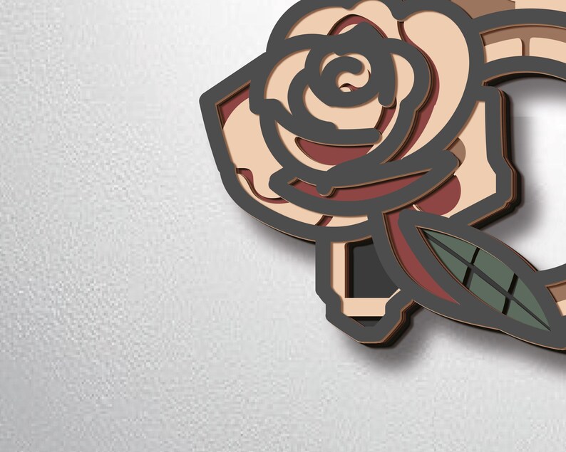 Flower Piston 3D Mandala SVG, CNC Laser Cut Files - Etsy